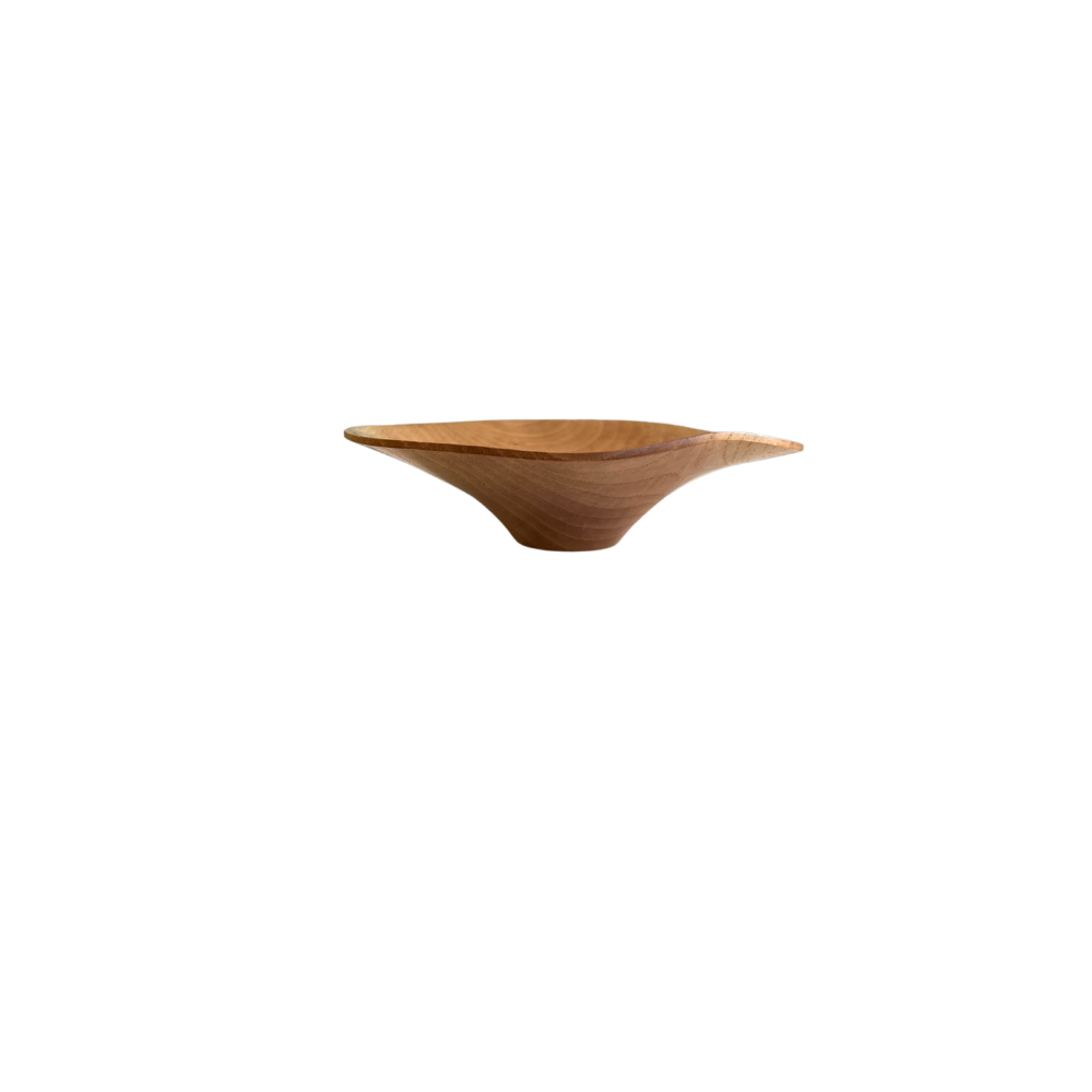 Bowl Pecan Green Turned Wood We Create